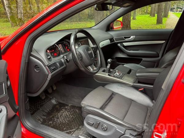 Red Audi A6 2006 in Riga, with an engine capacity of 3.00 L and mileage of 0 thousand km for 3399 €, photo 10 on AUTOMOTO.COM.LV
