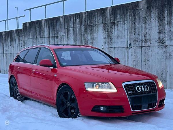 Red Audi A6 2007 in Vilnius, with an engine capacity of 2.97 L and mileage of 256 thousand km for 4100 €, photo 1 on AUTOMOTO.COM.LV