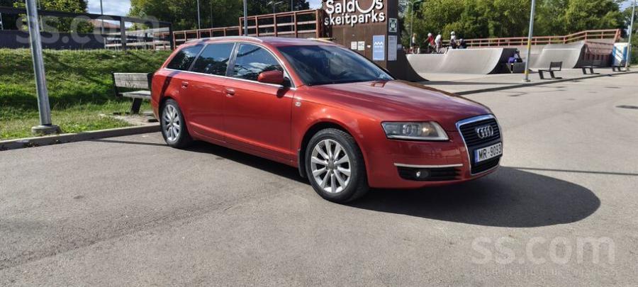 Red Audi A6 2007 in Saldus, with an engine capacity of 2.00 L and mileage of 306 thousand km for 2800 €, photo 1 on AUTOMOTO.COM.LV