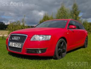Sarkans Audi A6 2007 Cēsis, ar dzinēja tilpumu 2.00 L un nobraukumu 289 tūkst. km par 4125 €, foto  vietnē AUTOMOTO.COM.LV