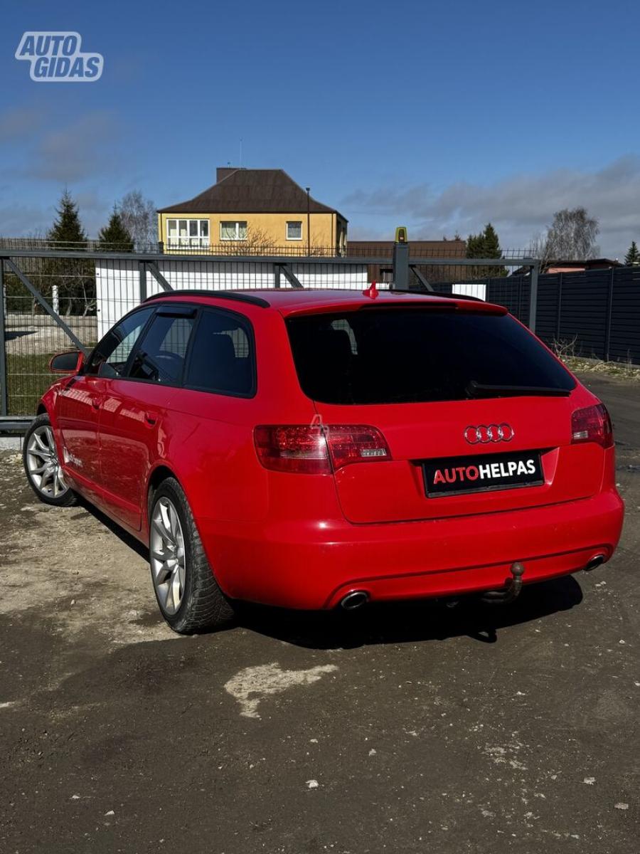 Red Audi A6 2008 in Klaipeda, with an engine capacity of 3.00 L and mileage of 323 thousand km for 6850 €, photo 9 on AUTOMOTO.COM.LV