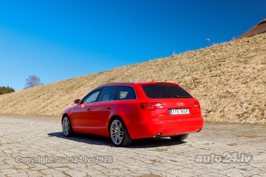 Red Audi A6 2008 in Tallinn, with an engine capacity of 3.00 L and mileage of 308 thousand km for 7500 €, photo 6 on AUTOMOTO.COM.LV