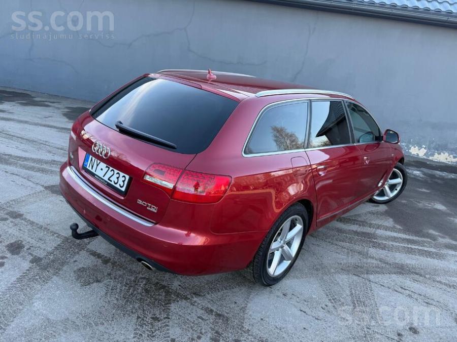 Красный Ауди А6 2009 в Елгава, объемом двигателя 3.00 л и пробегом 374 тыс. км за 5850 €, фото 4 на AUTOMOTO.COM.LV