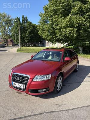 Sarkans Audi A6 2009 Rīga, ar dzinēja tilpumu 3.00 L un nobraukumu 273 tūkst. km par 6500 €, foto  vietnē AUTOMOTO.COM.LV