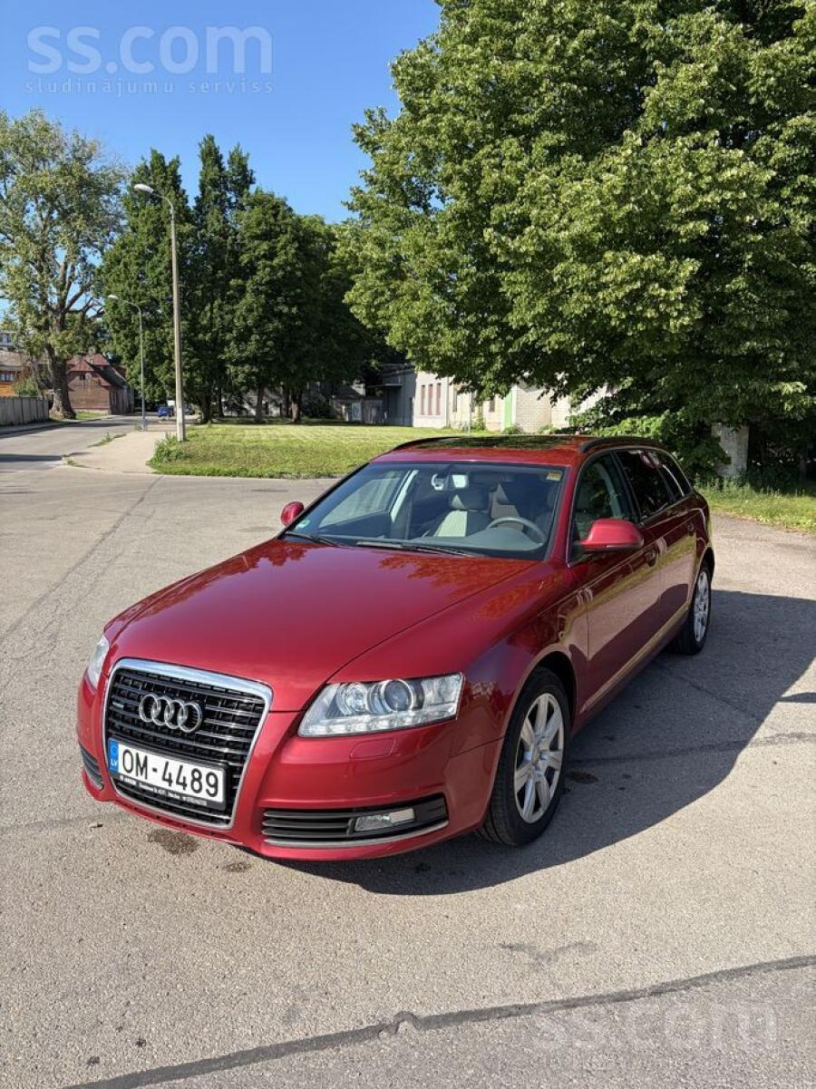 Red Audi A6 2009 in Riga, with an engine capacity of 3.00 L and mileage of 273 thousand km for 6500 €, photo 1 on AUTOMOTO.COM.LV