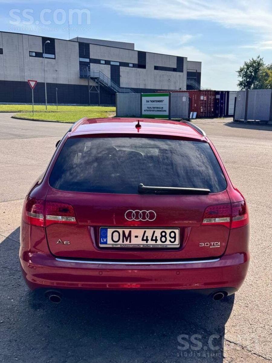 Red Audi A6 2009 in Riga, with an engine capacity of 3.00 L and mileage of 273 thousand km for 6500 €, photo 10 on AUTOMOTO.COM.LV