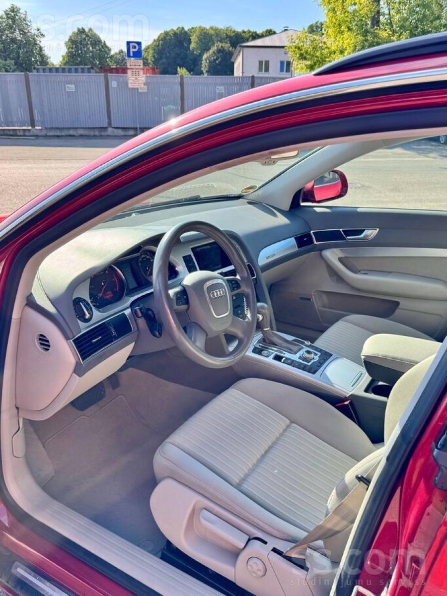 Red Audi A6 2009 in Riga, with an engine capacity of 3.00 L and mileage of 273 thousand km for 6500 €, photo 16 on AUTOMOTO.COM.LV