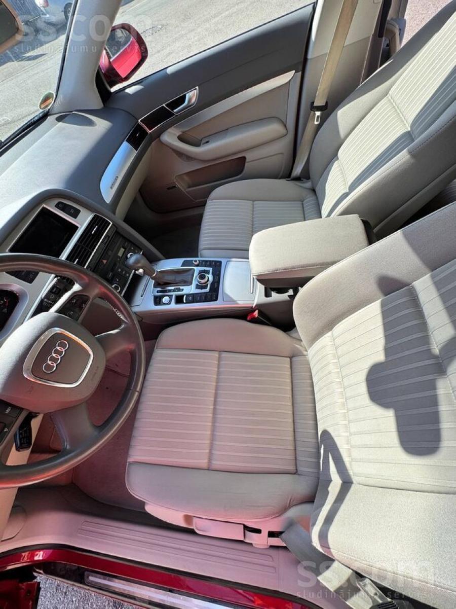 Red Audi A6 2009 in Riga, with an engine capacity of 3.00 L and mileage of 273 thousand km for 6500 €, photo 17 on AUTOMOTO.COM.LV