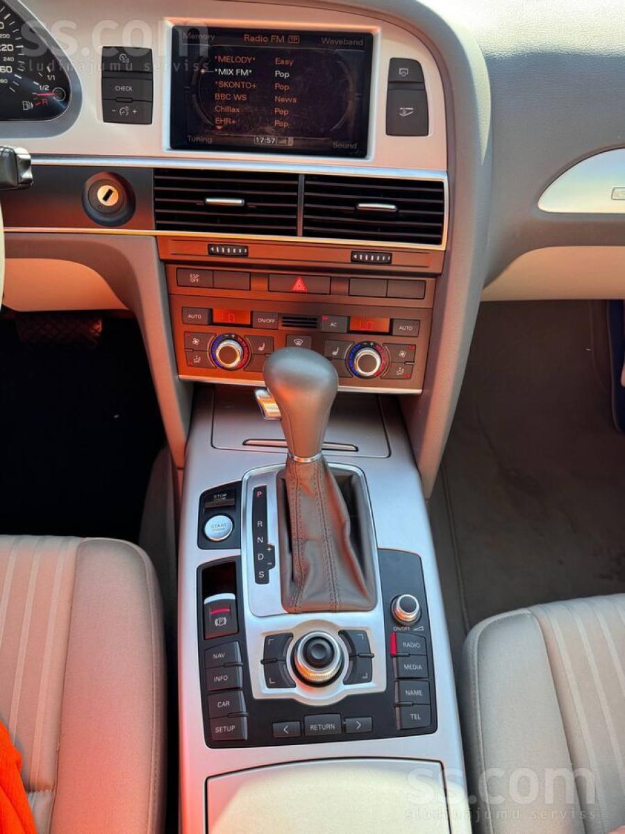 Red Audi A6 2009 in Riga, with an engine capacity of 3.00 L and mileage of 273 thousand km for 6500 €, photo 18 on AUTOMOTO.COM.LV