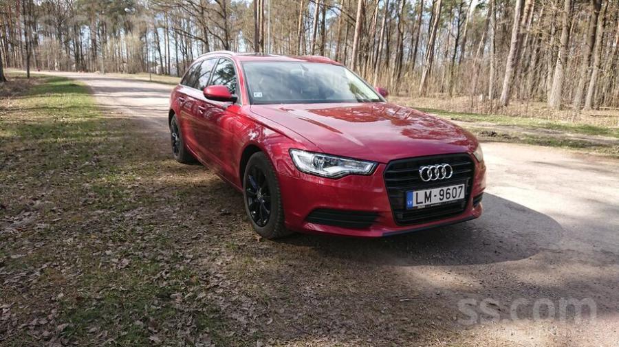 Sarkans Audi A6 2013 Jelgava, ar dzinēja tilpumu 2.00 L un nobraukumu 345 tūkst. km par 7750 €, foto 1 vietnē AUTOMOTO.COM.LV
