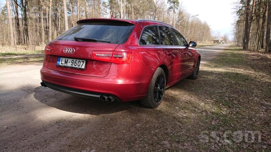 Sarkans Audi A6 2013 Jelgava, ar dzinēja tilpumu 2.00 L un nobraukumu 345 tūkst. km par 7750 €, foto 2 vietnē AUTOMOTO.COM.LV