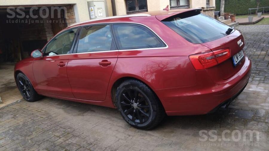 Sarkans Audi A6 2013 Jelgava, ar dzinēja tilpumu 2.00 L un nobraukumu 345 tūkst. km par 7750 €, foto 4 vietnē AUTOMOTO.COM.LV