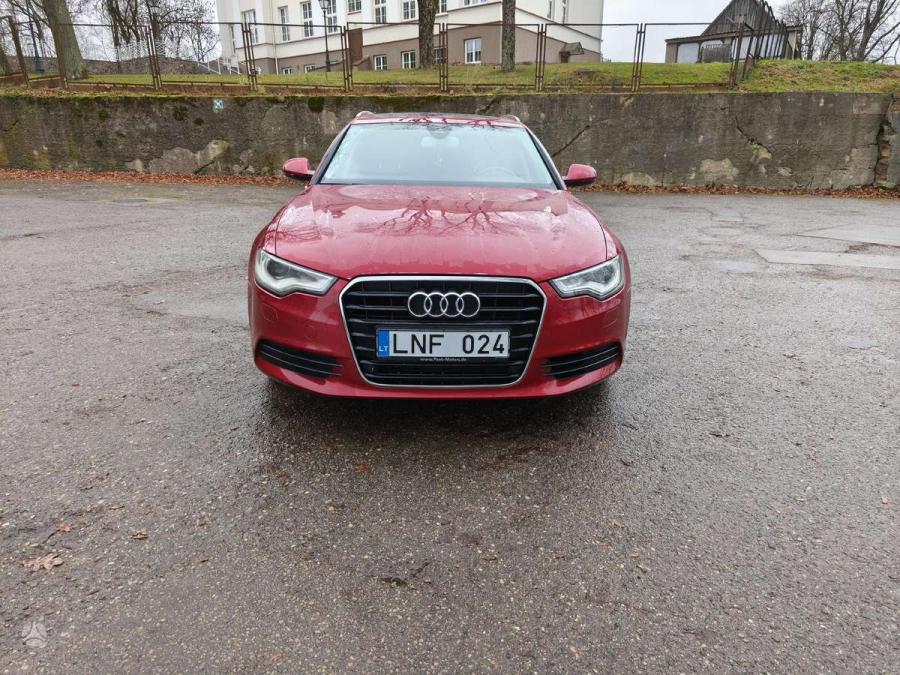 Red Audi A6 2013 in Telschi, with an engine capacity of 3.00 L and mileage of 346 thousand km for 6600 €, photo 3 on AUTOMOTO.COM.LV