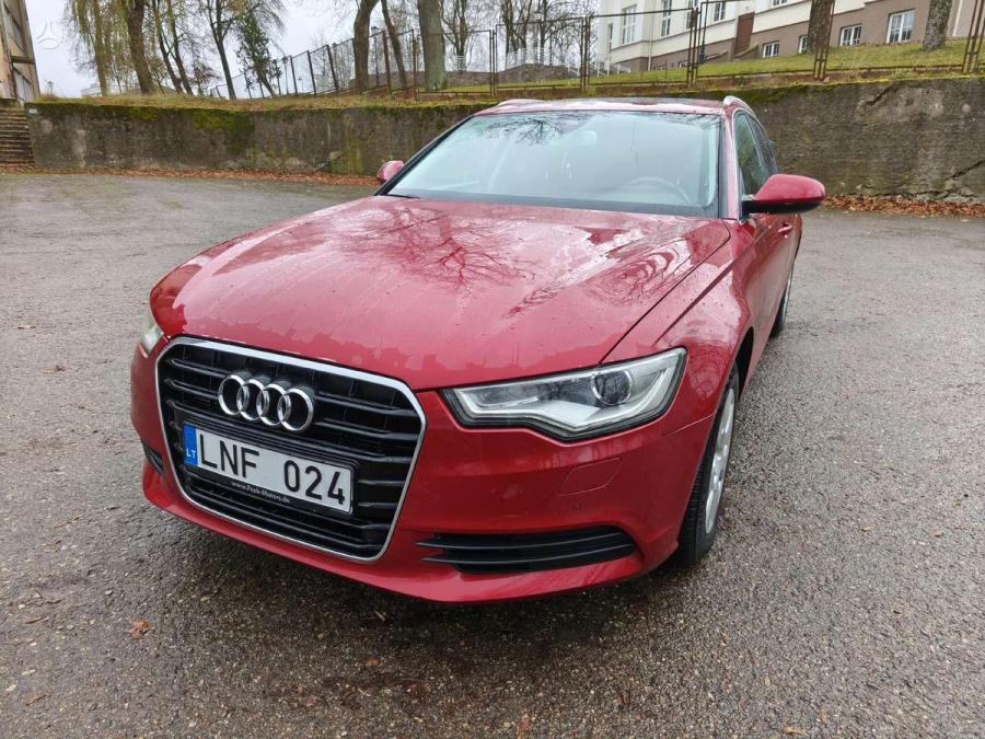 Red Audi A6 2013 in Telschi, with an engine capacity of 3.00 L and mileage of 346 thousand km for 6600 €, photo 8 on AUTOMOTO.COM.LV