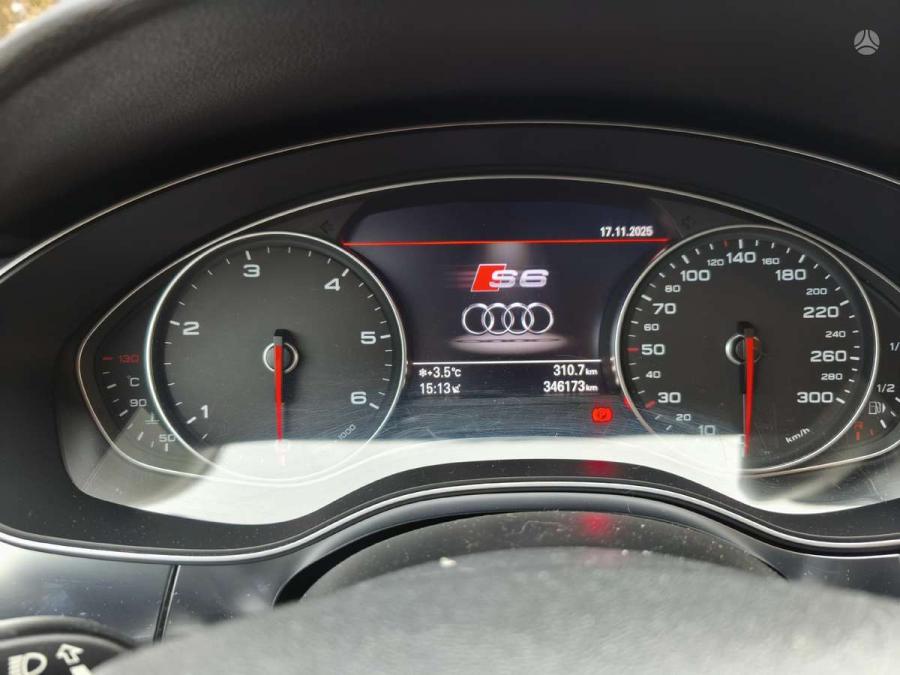 Red Audi A6 2013 in Telschi, with an engine capacity of 3.00 L and mileage of 346 thousand km for 6600 €, photo 11 on AUTOMOTO.COM.LV