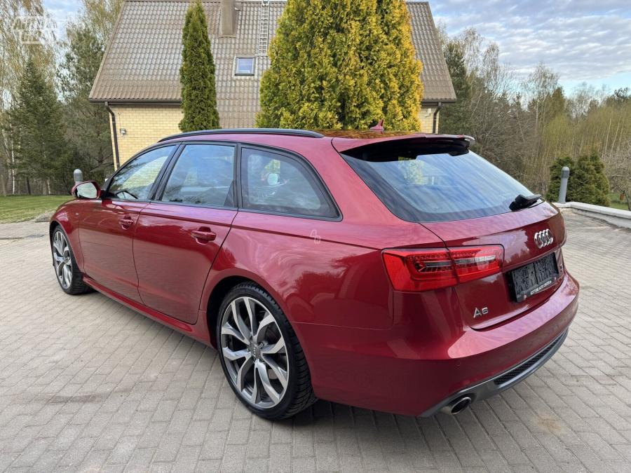 Red Audi A6 2014 in Trakai, with an engine capacity of 3.00 L and mileage of 292 thousand km for 13150 €, photo 8 on AUTOMOTO.COM.LV