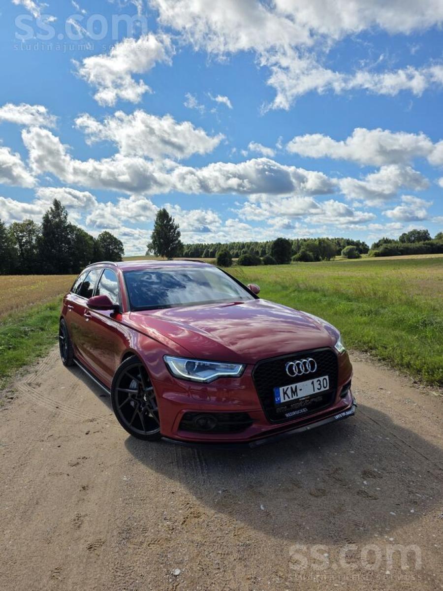Red Audi A6 2014 in Valka, with an engine capacity of 3.00 L and mileage of 348 thousand km for 19200 €, photo 1 on AUTOMOTO.COM.LV