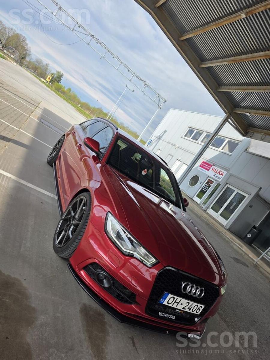Red Audi A6 2014 in Valka, with an engine capacity of 3.00 L and mileage of 348 thousand km for 19200 €, photo 3 on AUTOMOTO.COM.LV