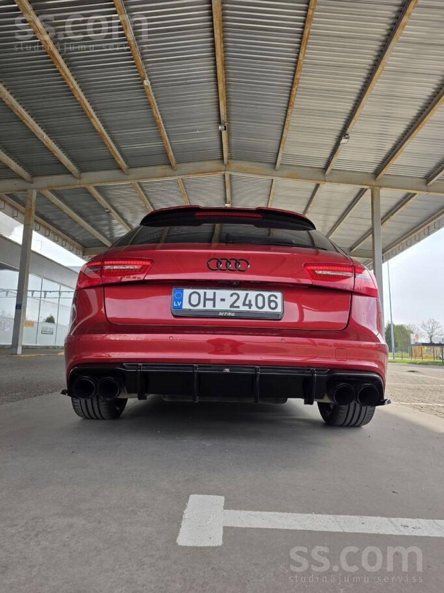 Red Audi A6 2014 in Valka, with an engine capacity of 3.00 L and mileage of 348 thousand km for 19200 €, photo 5 on AUTOMOTO.COM.LV