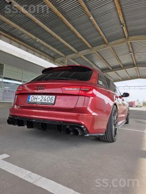 Red Audi A6 2014 in Valka, with an engine capacity of 3.00 L and mileage of 348 thousand km for 19200 €, photo 6 on AUTOMOTO.COM.LV