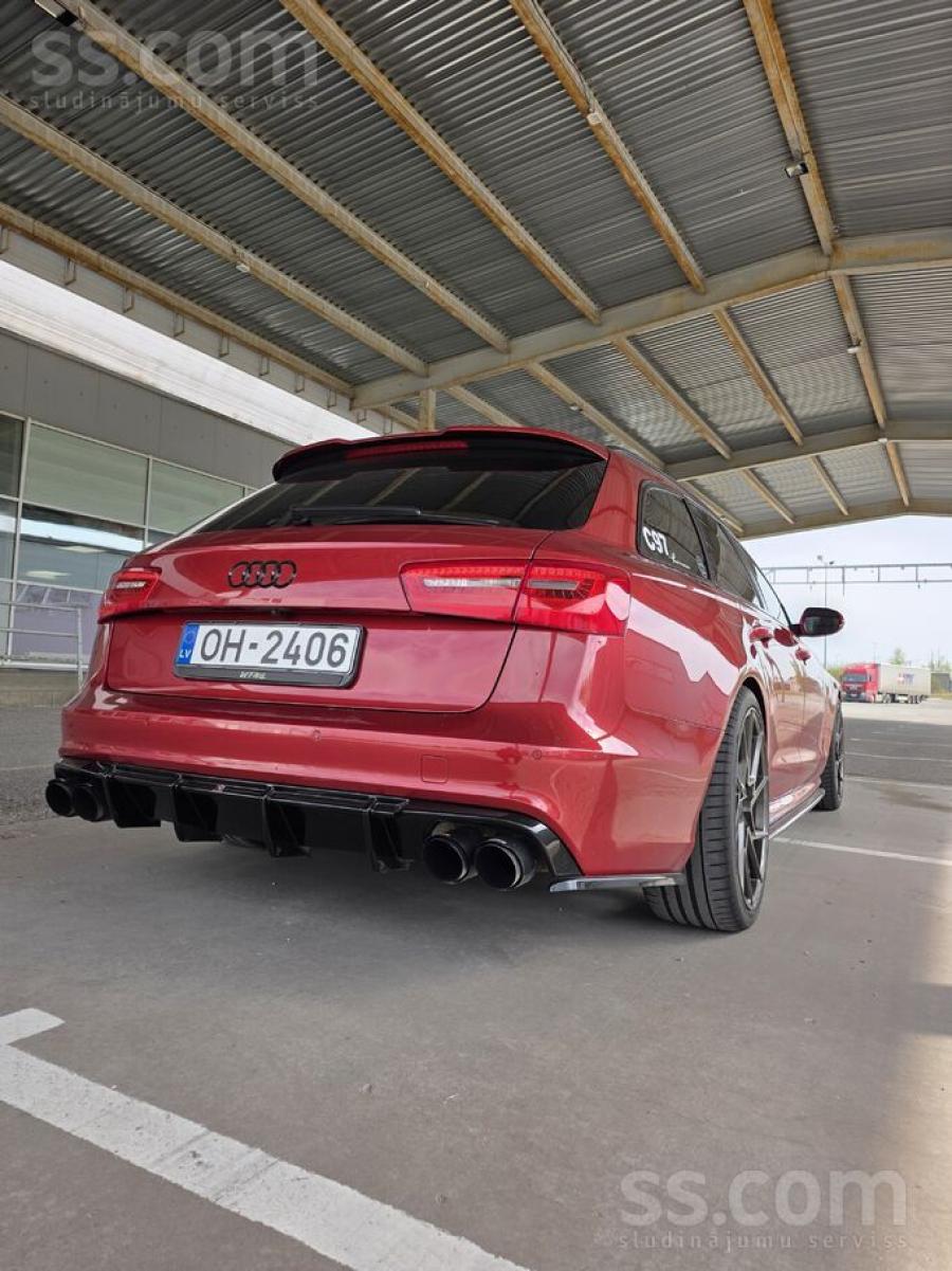 Red Audi A6 2014 in Valka, with an engine capacity of 3.00 L and mileage of 348 thousand km for 19200 €, photo 6 on AUTOMOTO.COM.LV