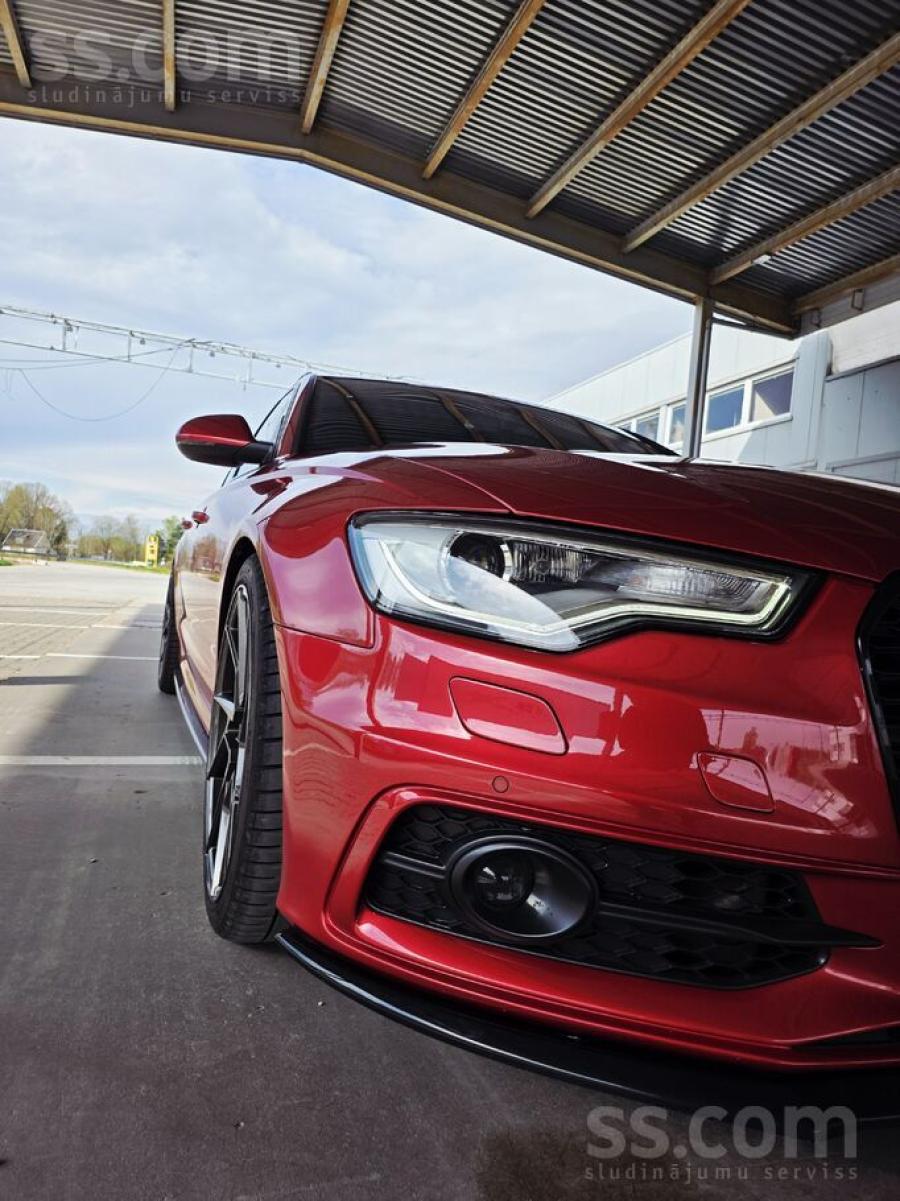 Red Audi A6 2014 in Valka, with an engine capacity of 3.00 L and mileage of 348 thousand km for 19200 €, photo 7 on AUTOMOTO.COM.LV