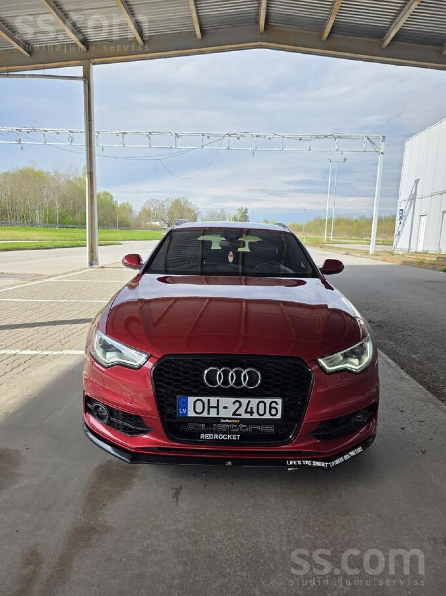 Red Audi A6 2014 in Valka, with an engine capacity of 3.00 L and mileage of 348 thousand km for 19200 €, photo 8 on AUTOMOTO.COM.LV