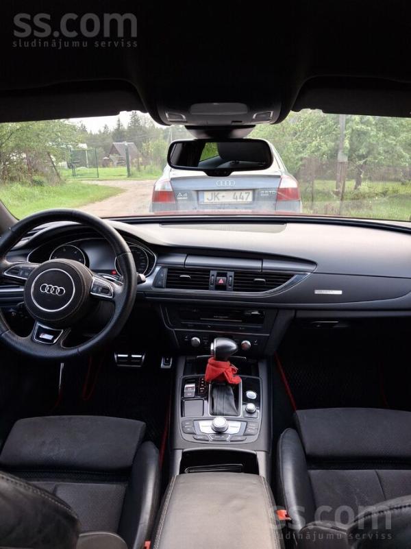 Red Audi A6 2014 in Valka, with an engine capacity of 3.00 L and mileage of 348 thousand km for 19200 €, photo 9 on AUTOMOTO.COM.LV