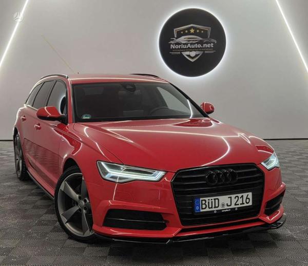 Red Audi A6 2015 in Marijampole, with an engine capacity of 1.97 L and mileage of 188 thousand km for 16450 €, photo 1 on AUTOMOTO.COM.LV