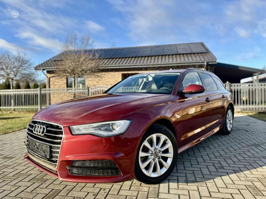 Red Audi A6 2016 in Siauliai, with an engine capacity of 1.97 L and mileage of 232 thousand km for 12400 €, photo 1 on AUTOMOTO.COM.LV