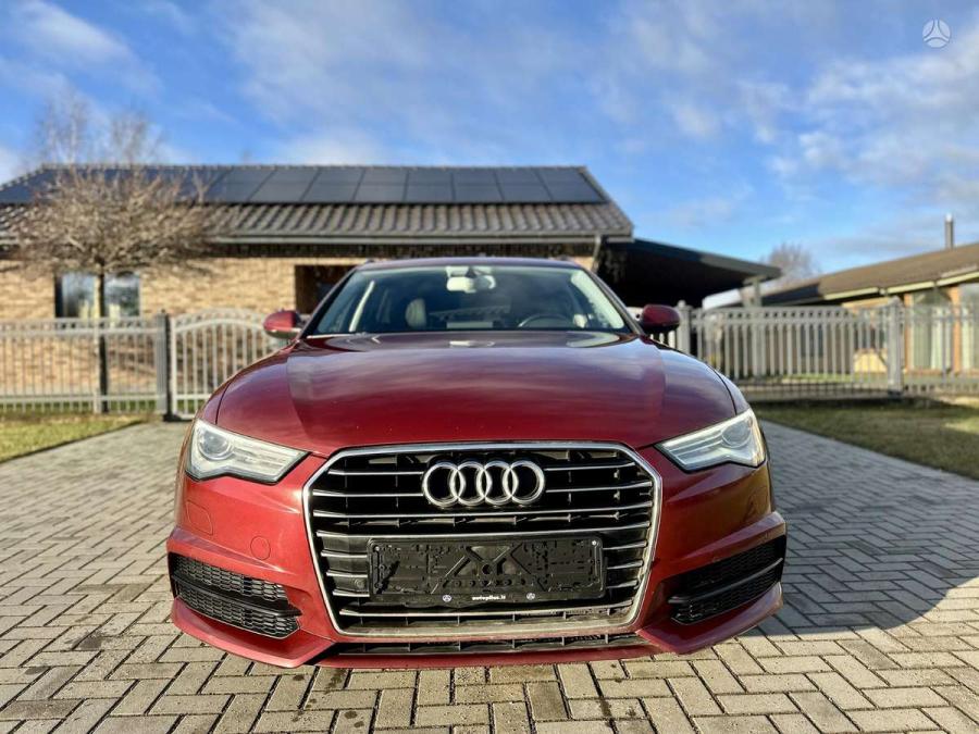 Red Audi A6 2016 in Siauliai, with an engine capacity of 1.97 L and mileage of 232 thousand km for 12400 €, photo 3 on AUTOMOTO.COM.LV