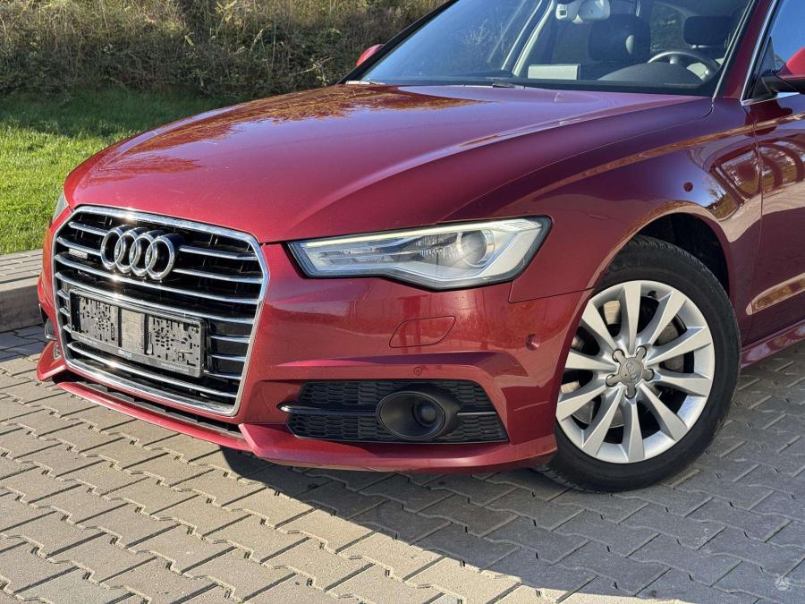 Sarkans Audi A6 2016 Viļņa, ar dzinēja tilpumu 2.97 L un nobraukumu 319 tūkst. km par 11990 €, foto 3 vietnē AUTOMOTO.COM.LV