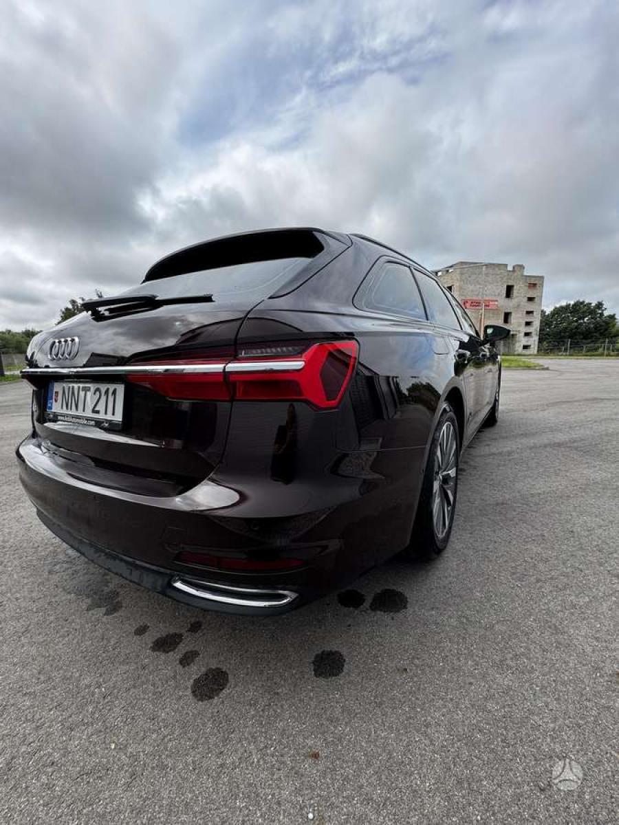 Red Audi A6 2019 in Kretinga, with an engine capacity of 2.00 L and mileage of 233 thousand km for 14800 €, photo 6 on AUTOMOTO.COM.LV