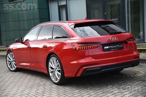 Red Audi A6 2019 in Tukums, with an engine capacity of 2.00 L and mileage of 124 thousand km for 28990 €, photo 5 on AUTOMOTO.COM.LV
