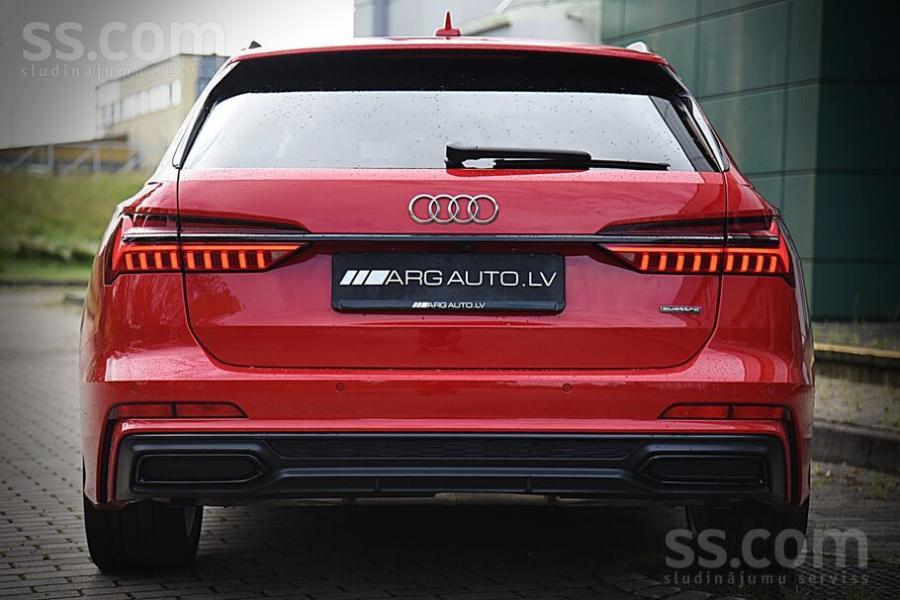 Red Audi A6 2019 in Tukums, with an engine capacity of 2.00 L and mileage of 124 thousand km for 28990 €, photo 6 on AUTOMOTO.COM.LV
