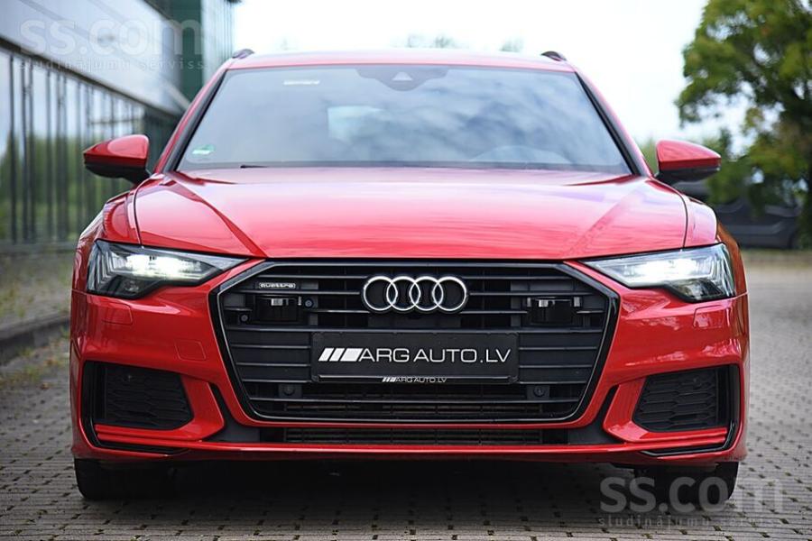 Red Audi A6 2019 in Tukums, with an engine capacity of 2.00 L and mileage of 124 thousand km for 28990 €, photo 7 on AUTOMOTO.COM.LV