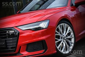 Red Audi A6 2019 in Tukums, with an engine capacity of 2.00 L and mileage of 124 thousand km for 28990 €, photo 9 on AUTOMOTO.COM.LV