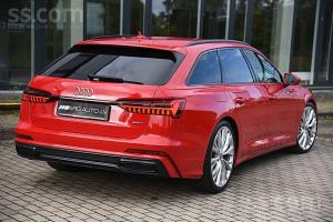 Red Audi A6 2019 in Tukums, with an engine capacity of 2.00 L and mileage of 124 thousand km for 28990 €, photo 11 on AUTOMOTO.COM.LV