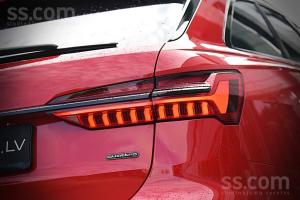 Red Audi A6 2019 in Tukums, with an engine capacity of 2.00 L and mileage of 124 thousand km for 28990 €, photo 12 on AUTOMOTO.COM.LV