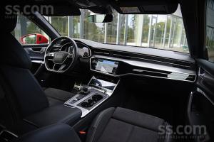 Red Audi A6 2019 in Tukums, with an engine capacity of 2.00 L and mileage of 124 thousand km for 28990 €, photo 14 on AUTOMOTO.COM.LV