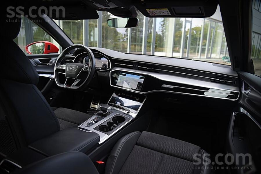 Red Audi A6 2019 in Tukums, with an engine capacity of 2.00 L and mileage of 124 thousand km for 28990 €, photo 14 on AUTOMOTO.COM.LV