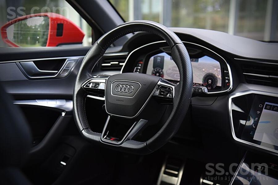 Red Audi A6 2019 in Tukums, with an engine capacity of 2.00 L and mileage of 124 thousand km for 28990 €, photo 19 on AUTOMOTO.COM.LV