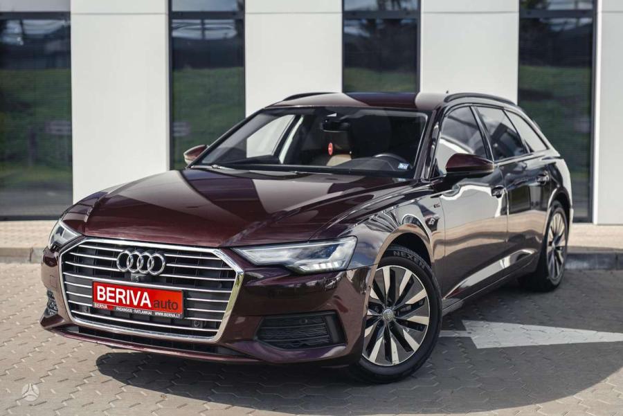 Red Audi A6 2019 in Vilnius, with an engine capacity of 1.97 L and mileage of 239 thousand km for 18490 €, photo 1 on AUTOMOTO.COM.LV