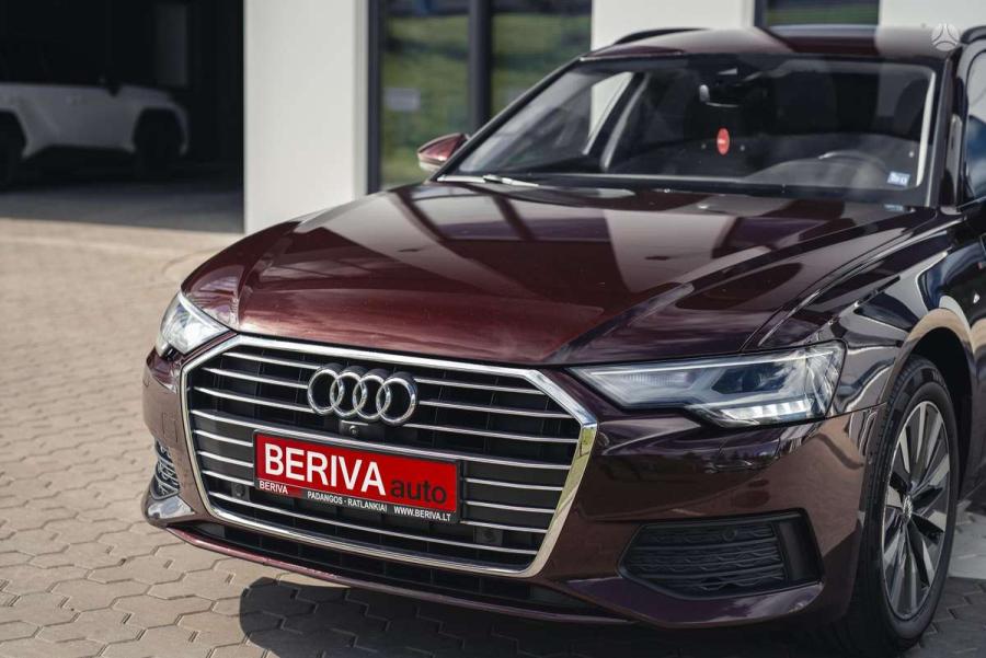 Red Audi A6 2019 in Vilnius, with an engine capacity of 1.97 L and mileage of 239 thousand km for 18490 €, photo 4 on AUTOMOTO.COM.LV