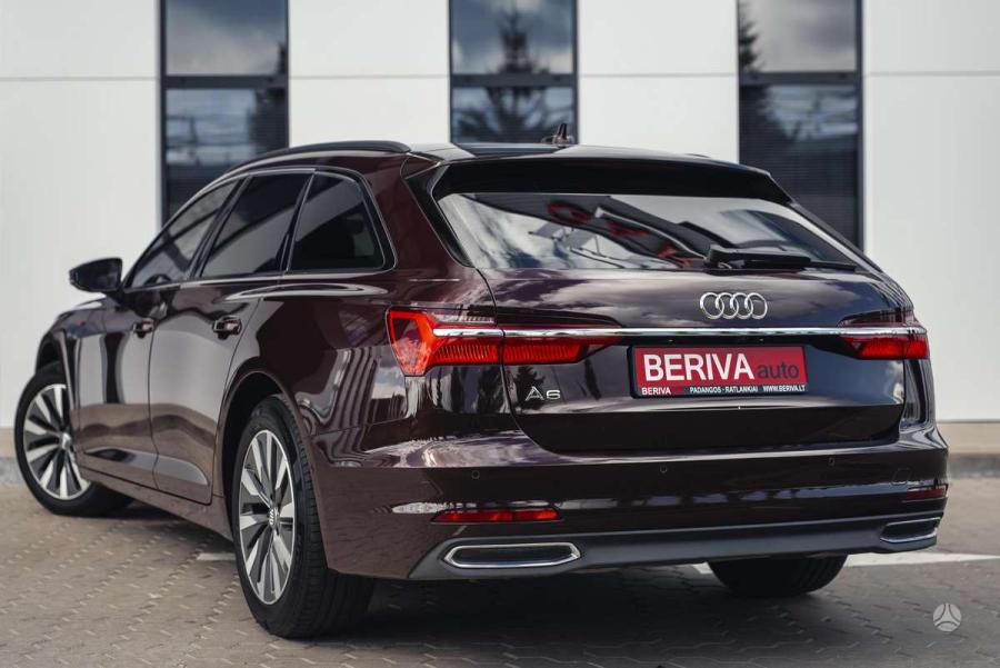 Red Audi A6 2019 in Vilnius, with an engine capacity of 1.97 L and mileage of 239 thousand km for 18490 €, photo 12 on AUTOMOTO.COM.LV