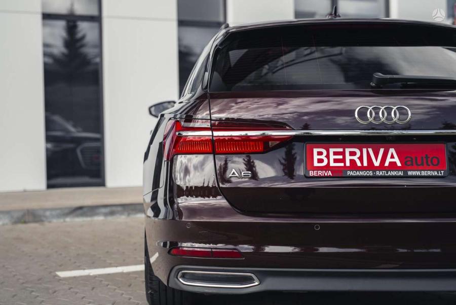 Red Audi A6 2019 in Vilnius, with an engine capacity of 1.97 L and mileage of 239 thousand km for 18490 €, photo 14 on AUTOMOTO.COM.LV