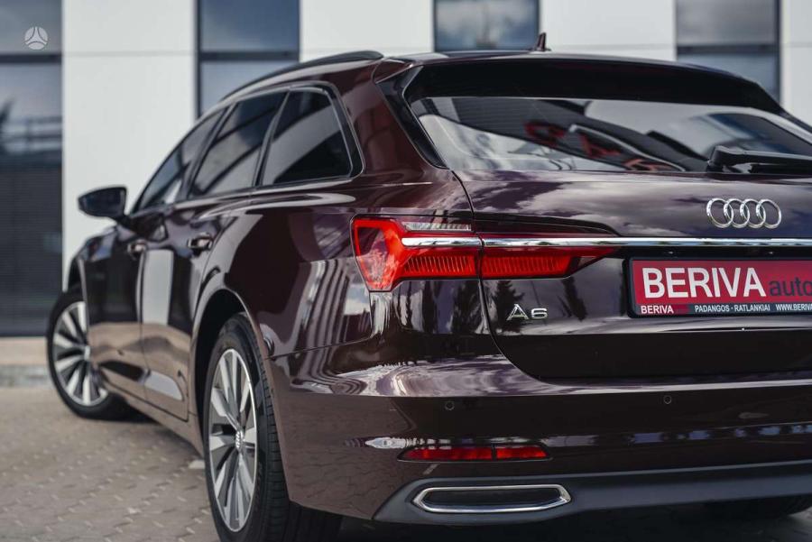 Red Audi A6 2019 in Vilnius, with an engine capacity of 1.97 L and mileage of 239 thousand km for 18490 €, photo 16 on AUTOMOTO.COM.LV