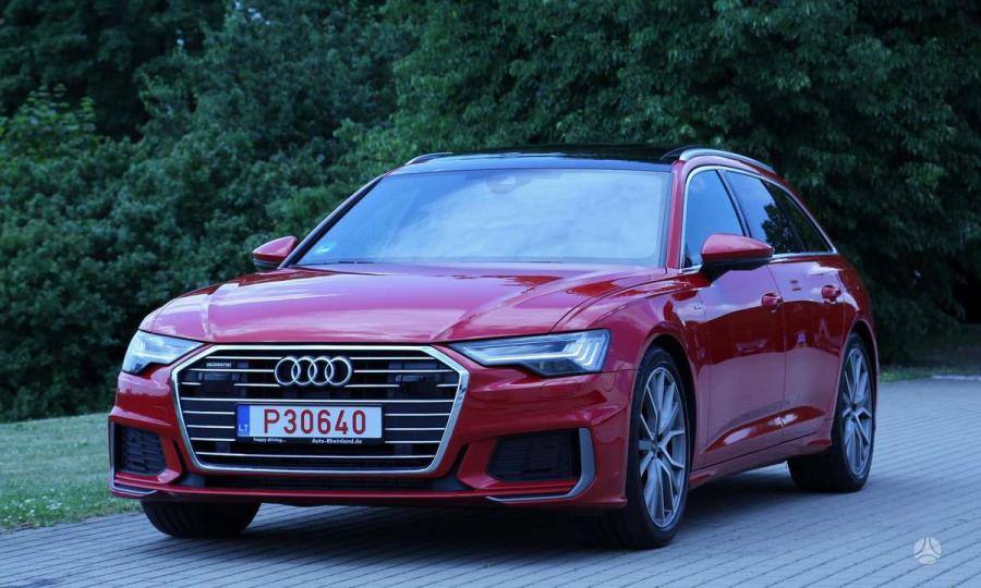 Red Audi A6 2022 in Vilnius, with an engine capacity of 1.98 L and mileage of 139 thousand km for 31900 €, photo 4 on AUTOMOTO.COM.LV