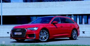 Red Audi A6 2022 in Vilnius, with an engine capacity of 1.98 L and mileage of 139 thousand km for 31900 €, photo 6 on AUTOMOTO.COM.LV