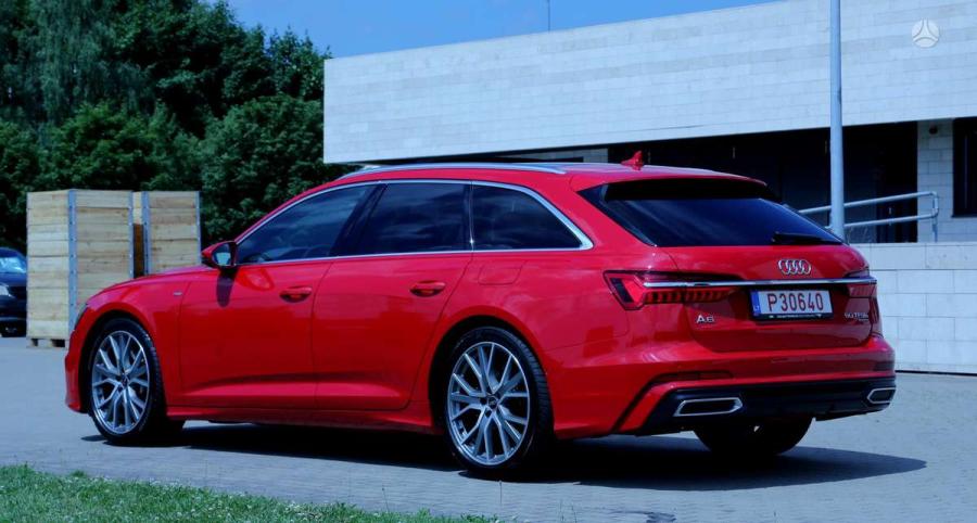 Red Audi A6 2022 in Vilnius, with an engine capacity of 1.98 L and mileage of 139 thousand km for 31900 €, photo 10 on AUTOMOTO.COM.LV